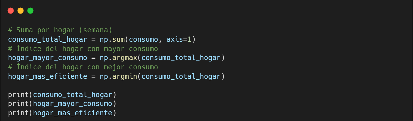 Introducción al manejo de datos tabulares con NumPy